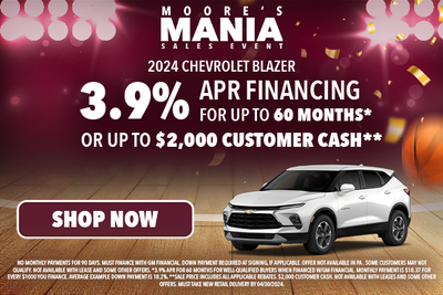 Chevrolet New Car Deals | Clarksville, VA | Moore's Chevrolet